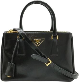 Prada Pre-owned Galleria Saffiano 2Way Bag - Femme - Pre-owned - Noir - Taille: ONE Size