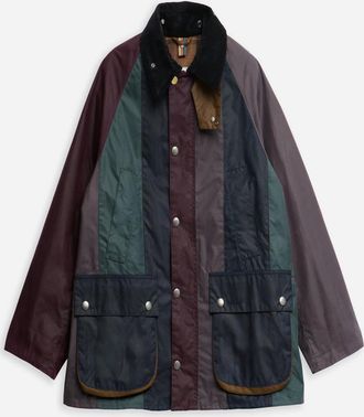 Barbour Paul Smith loves Barbour Wachsjacke in bunt gestreifter Optik in