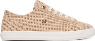 Tommy Hilfiger Sneakers aus Stoff Tommy Hilfiger FW0FW09171 Beige