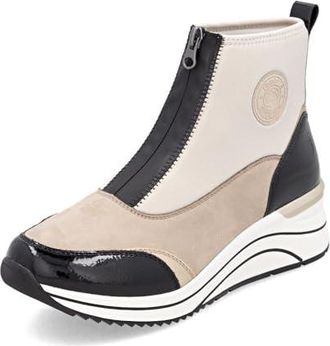 Remonte Bottes & Bottines Femme D0T78, Pointure:42 EU, La Couleur:Beige