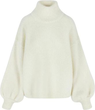 Mr. Mittens Femme, Pulls, Blanc, Taille: Xs/S Naomi Mock Neck