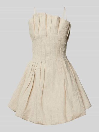 Copenhagen Muse Minikleid aus Leinen-Baumwoll-Mix Modell BRINDA