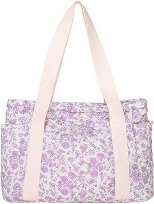 Generic Grand sac fourre-tout matelass&eacute;, sac &agrave; main gonfl&eacute;, sac &agrave; bandouli&egrave;re pour femmes, travail (violet) (violet)