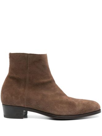 Lidfort bottines en daim - Marron