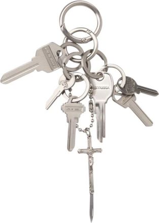 Willy Chavarria unisex, Accessoires, Gris, Taille: ONE Size Staff Keyfob