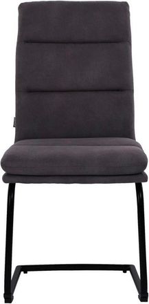 Cantus Schwingstuhl, Grau, Metall, Textil, Rundrohr, 46x95x62.5 cm, Esszimmer, Stühle, Esszimmerstühle, Schwingstühle
