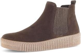 Gabor Bottines Chelsea pour femme, meilleur ajustement, Mocca 18, 37.5 EU