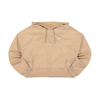 Nike NSW Oversized Jersey Hoodie - - Sport - Damen - Beige - XS