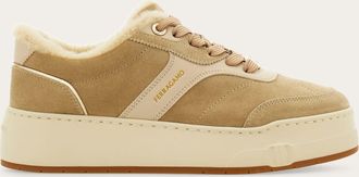 Ferragamo Damen Ferragamo Sneaker Braun Gr&ouml;&szlig;e 36.5