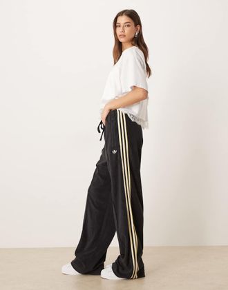 adidas Originals Firebird - Pantalon en tissu &eacute;ponge - Noir