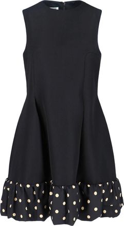 Moschino Robe Au Genou - Noir