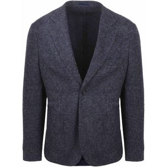 Suitable Knitted Colbert Unlined Marine