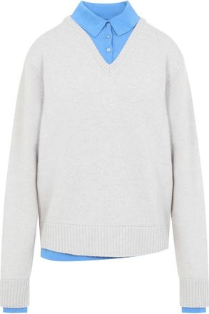Acne Studios Poloshirt - Wei&szlig;