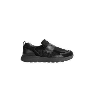 Prada Prax Mesh And Leather Loafers