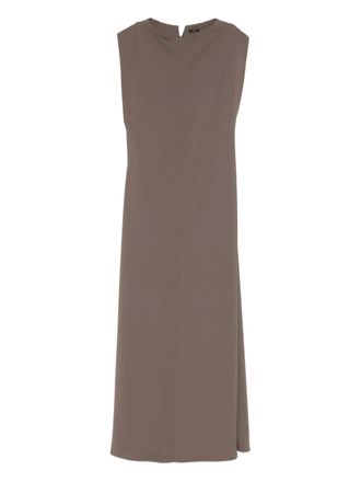 Joseph robe longue Neva sans manches - Marron