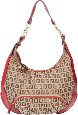 Fendi Crossbody Bags - Fendi FF Monogram Zucca Handbag - Gr. unisize - in Braun - f&uuml;r Damen