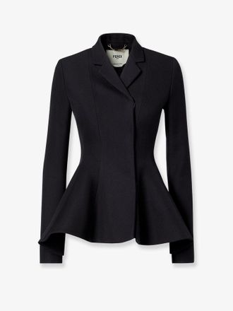 Fendi Grain De Poudre wool blazer - FENDI - gender_Woman