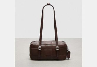 Coach Alter/Ego Satchel aus Upcrafted-Leder im Schachbrettmuster