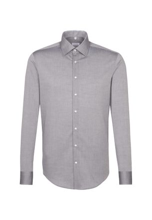 Seidensticker Herren Business-Hemd - Slim Fit - B&uuml;gelfrei - Kent Kragen - Langarm - Baumwolle