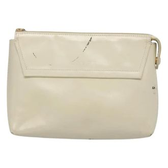 Loewe Pre-owned Cuir pochettes-minaudieres - Femme - Pre-owned - Blanc - Taille: ONE Size