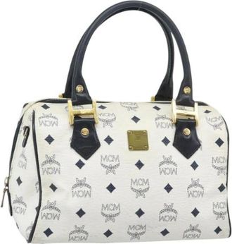 MCM Sac &agrave; main Pre-owned - Femme - Pre-owned - Blanc - Taille: ONE Size