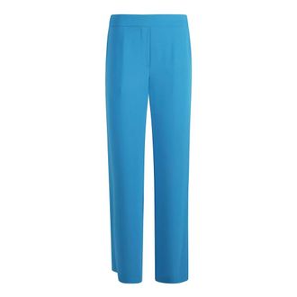 P.A.R.O.S.H. P.a.r.o.s.h., Femme, Pantalons, Bleu, Taille: 36 FR Straight Pantalons