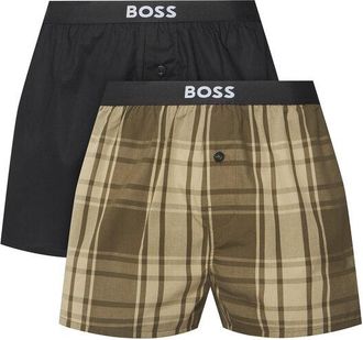 HUGO BOSS Boxershorts-Set 2P Boxer 50535781 Gr&uuml;n