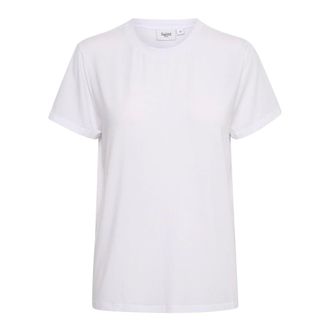 Saint Tropez Bright White Regular T-Shirt Top - Femme - Tops - Blanc - Taille: 46 FR