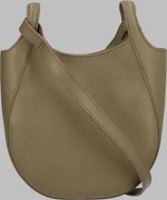 Longchamp Womens Shoulder Bag Le Foulonn&eacute; Green Leather