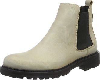 Tommy Jeans Damen B1385EDFORD 7A Chelsea Boots, Weiß (Winter White 112)