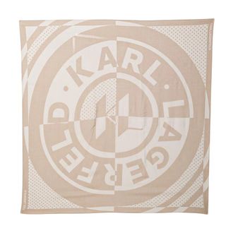 Karl Lagerfeld K/Circle Schal - - Accessories - Damen - Beige - ONE SIZE