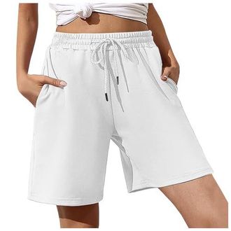 Generic Bermuda De Sudation Femme Shorts Habill&eacute; Ample sous Vetements Sculptant Amincissant Tissu Camouflage Brillant Genou Soccer Couleur Crepon Cherche Cere