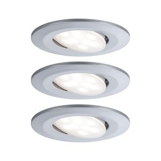 Paulmann 99933 Einbauleuchte LED Calla rund 3x6,5W Chrom matt schwenkbar