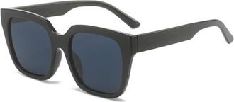 Generic Lunettes De Soleil Carr&eacute;es &Agrave; Grande Monture For Hommes, For Lext&eacute;rieur, Les Vacances, La Conduite(Black)