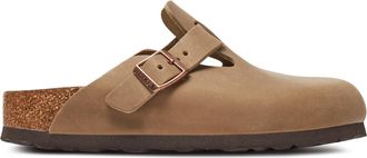 Birkenstock Pantoletten Birkenstock Boston zamsz 1019484 Braun