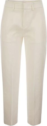 Dondup Femme, Pantalons, Beige, Taille: W30 Meli Pantalon Chino Ample et Court