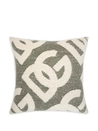 Dolce & Gabbana Gemustertes Kissen - Gr&uuml;n