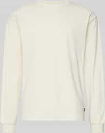 Woodbird Longsleeve mit Label-Stitching Modell Baine