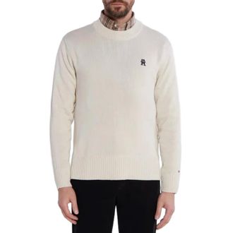 Tommy Hilfiger Rundhals-Pullover - - Knitwear - Herren - Beige - XL