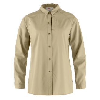 Fj&auml;llr&auml;ven Damen Abisko Hike Shirt, Fossil, S