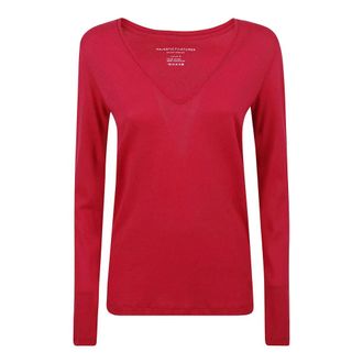 Majestic Filatures Fuchsia Baumwolle Kaschmir T-shirts und Polos - - Tops - Damen - Rosa - S