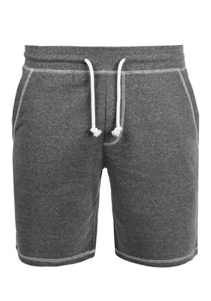 Solid Toljan Herren Sweatshorts Kurze Hose Jogginghose Mit Melierung Und Kordel Regular Fit, Größe:XXL, Farbe:Dark Grey Melange (8288)