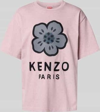 Kenzo Regular Fit T-Shirt mit Logo-Stitching