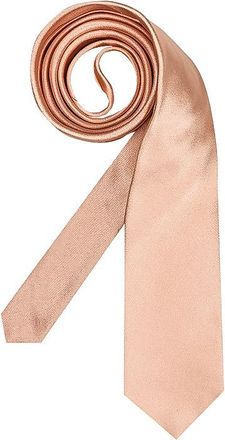 Ascot Herren Krawatte orange unifarben