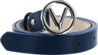 Valentino Round Belt W120 Blu/Nichel - k&uuml;rzbar