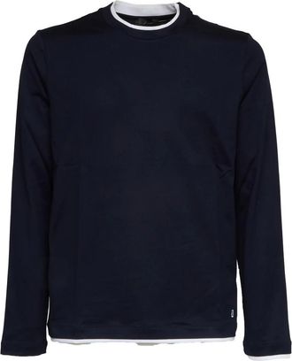 Dondup Homme, Tops, Bleu, Taille: M T-shirt &agrave; col rond et coupe r&eacute;guli&egrave;re en jersey