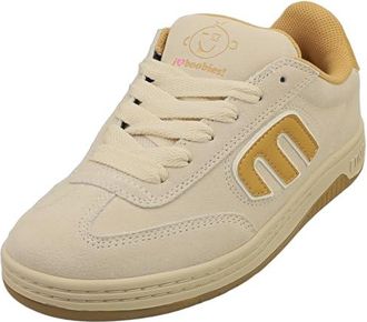 Etnies Locut X Keep A Breast Baskets de skate pour femme Marron clair, peau, 40.5 EU