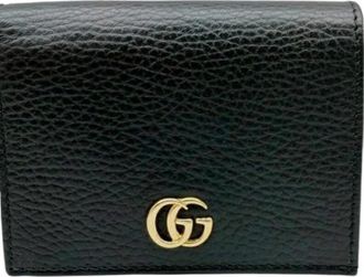 Gucci Portefeuille Bi-fold Pre-owned - Femme - Pre-owned - Noir - Taille: ONE Size