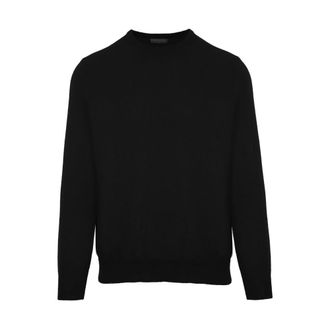 Malo Homme, Pulls, Noir, Taille: L Pull noir en laine &agrave; col roul&eacute;