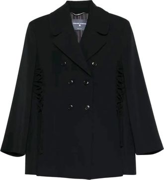 Ermanno Scervino Femme, Vestes, Noir, Taille: 40 FR Veste Crois&eacute;e